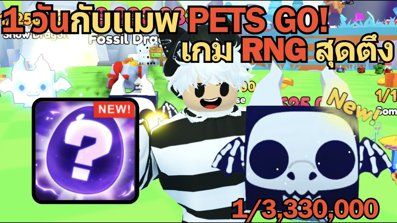 1 วันกับแมพ PETS GO! เกม RNG สุดตึง กับ ภารกิจตามหา 1 ใน 1,000,000 ...