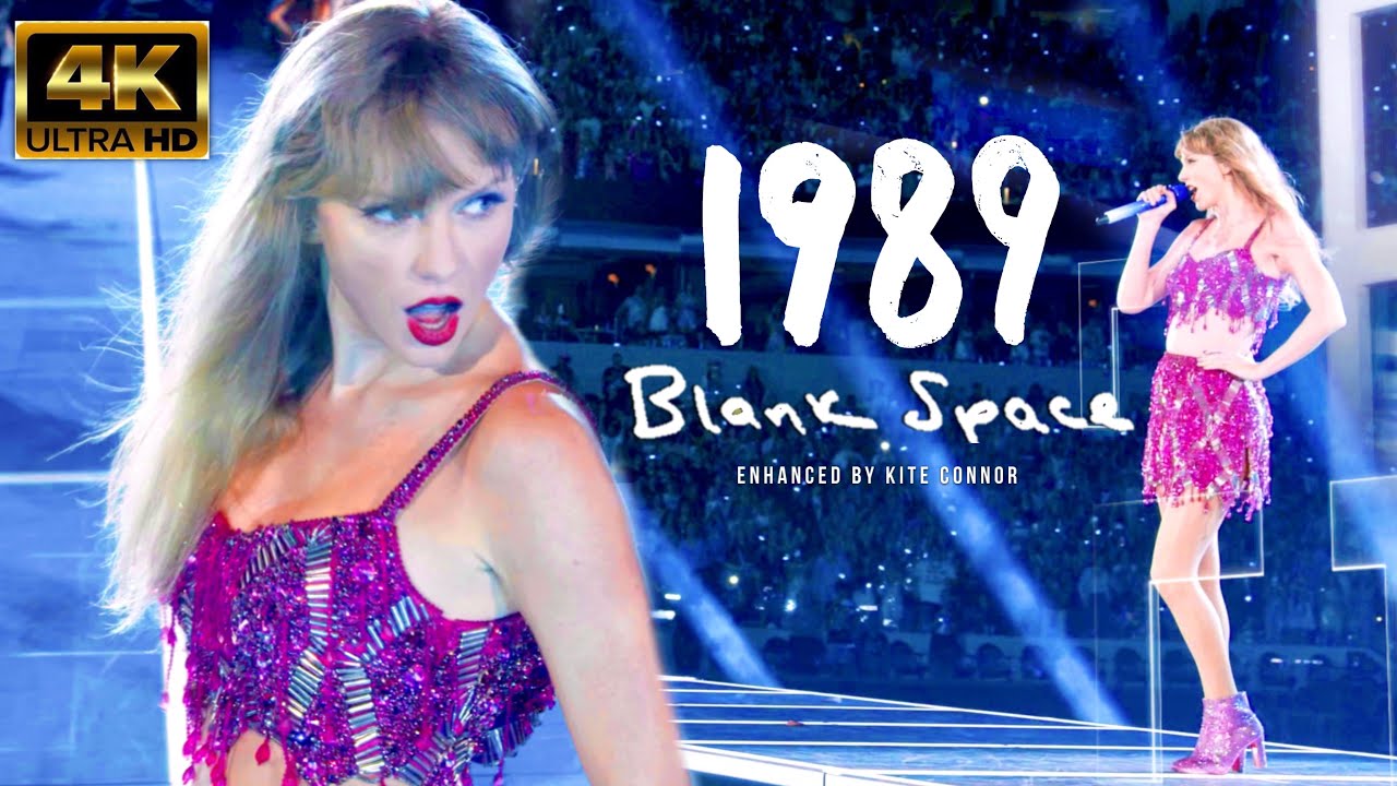 [4K ENHANCED] Taylor Swift - Blank Space (Live from Taylor Swift: The ...