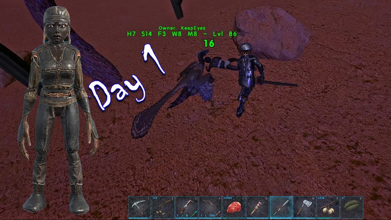 10 Day in Ark Progress on Fresh Wipe | Episode 1 - YouTube