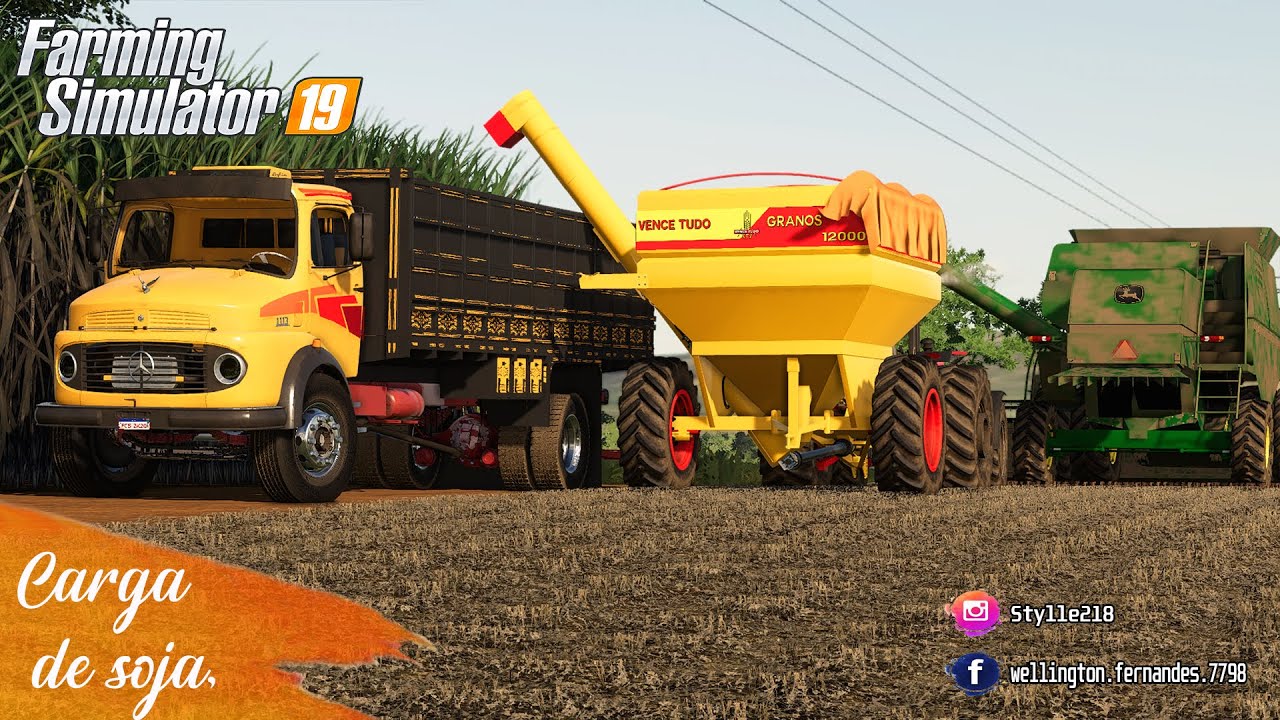 MURIÇOCA 1113 PUXANDO TODA NOSSA SAFRA DE SOJA | Vida de Colono ...