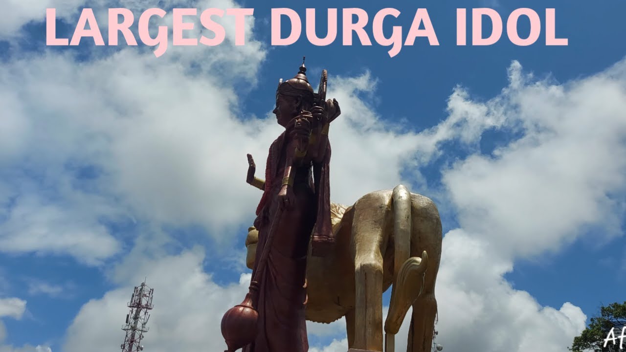 Largest Durga Idol |Mauritius Island | - YouTube