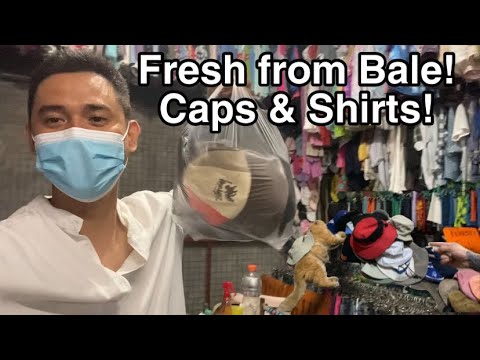 FRESH FROM BALE! Caps & Shirts! 3 Bales nilason! - YouTube