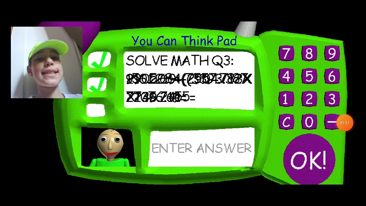 joguei baldi's basic, e não consegui escapar - YouTube