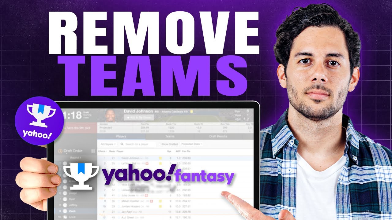 How to Remove a Team From Yahoo Fantasy Football (Easy Steps!) - YouTube
