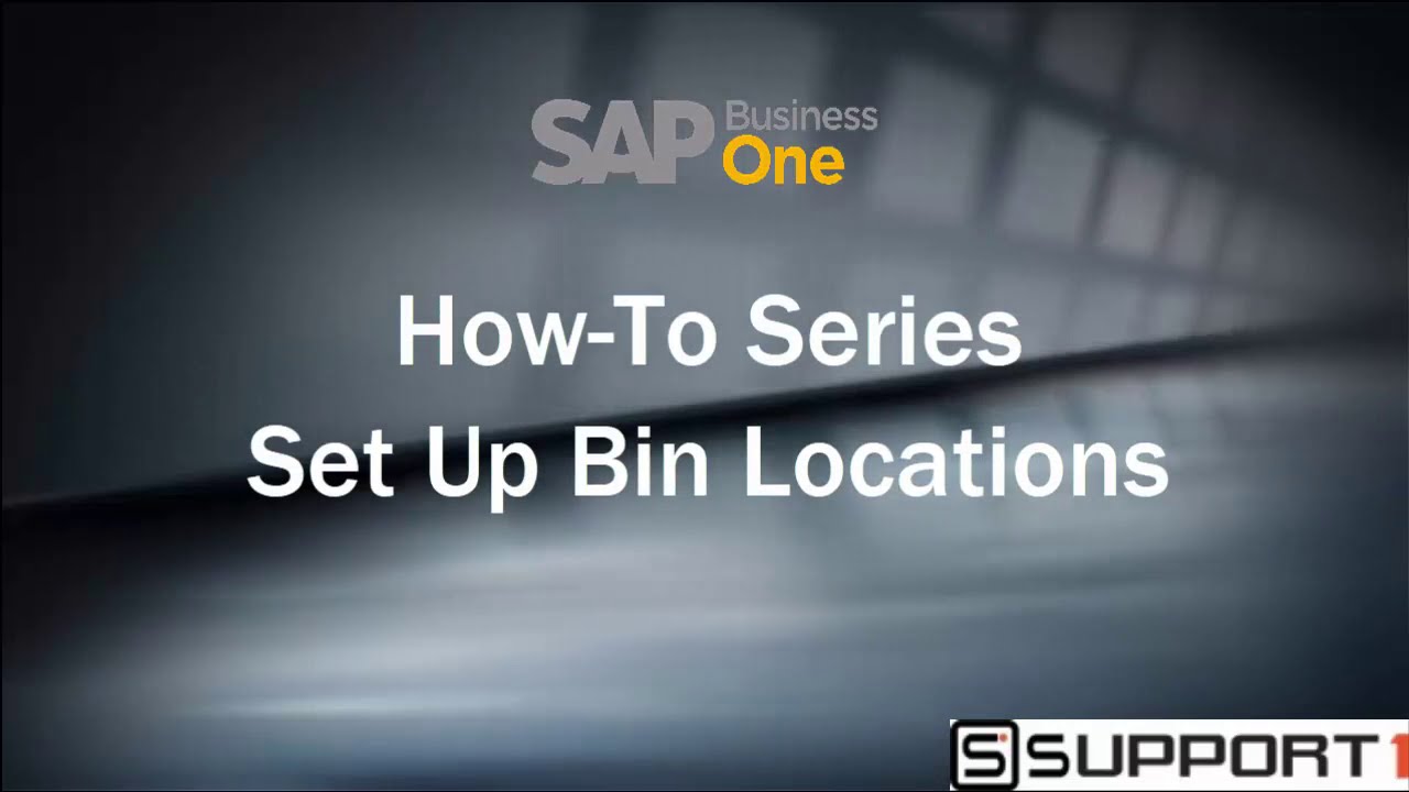 How-To Series: Set up Bin Locations - YouTube