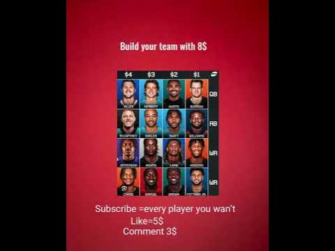 Build your NFL Team - YouTube