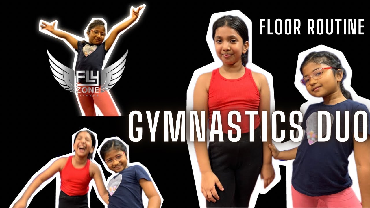 The Duo Gymnastics | Floor Routine | Fun | Flexibility Training ...