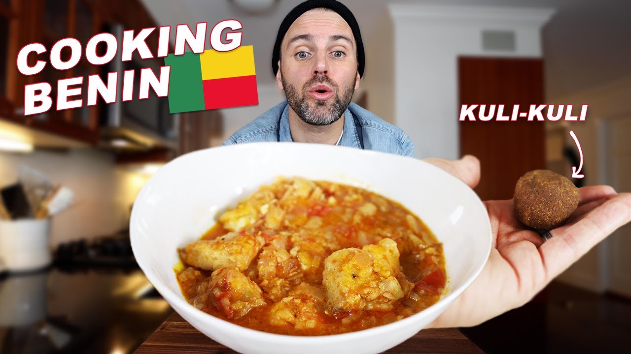 COOKING BENIN: Kuli-Kuli & Dahomey Fish Stew 🇧🇯 - YouTube