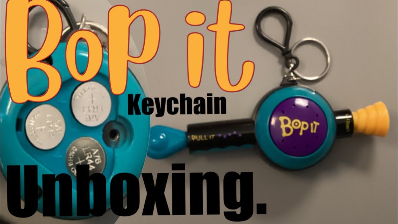Bop it 2000 keychain unboxing video - YouTube