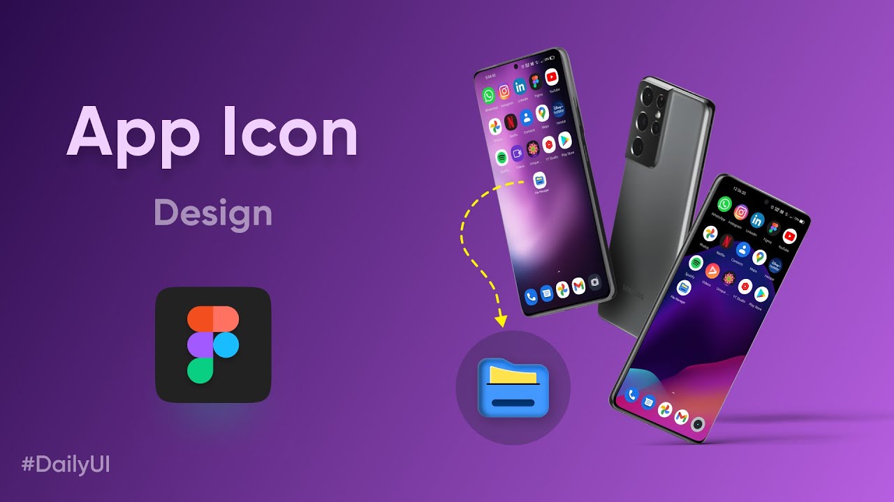 App Icon Design - Daily UI Challenge | Day 5 - YouTube