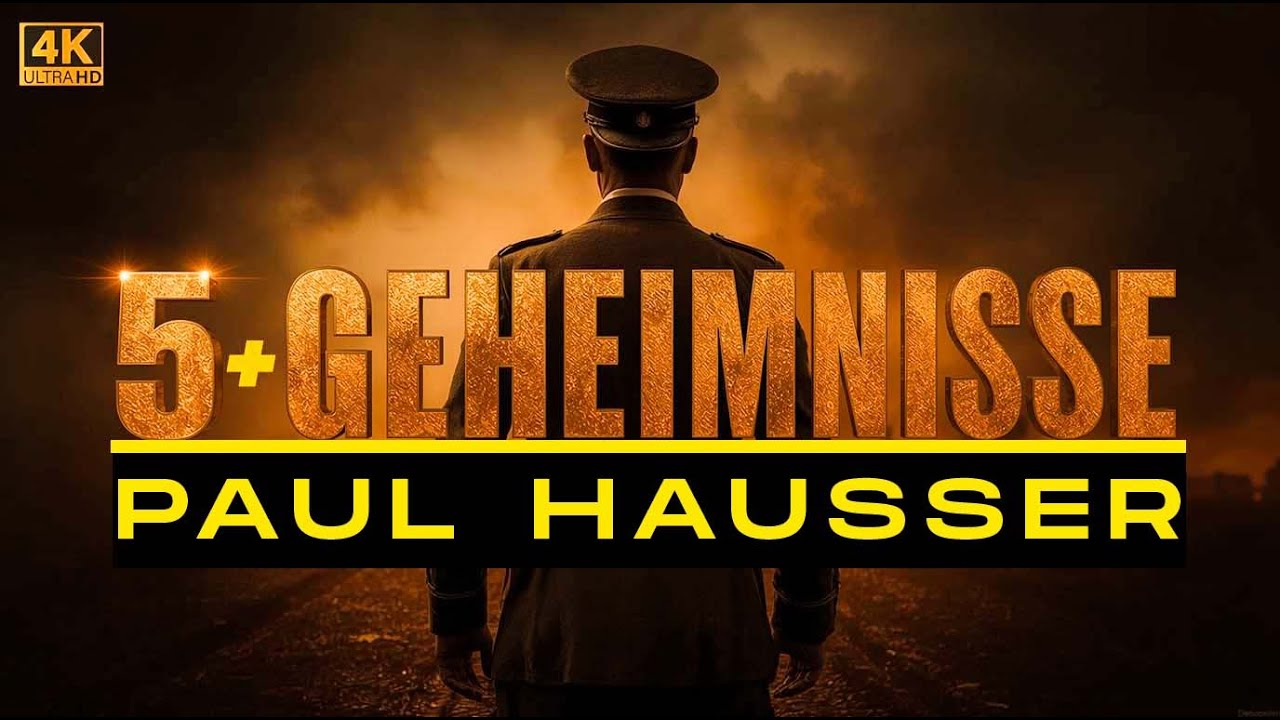 PAUL HAUSSER - Die 5 unbekannten Geheimnisse über Paul Hausser ...