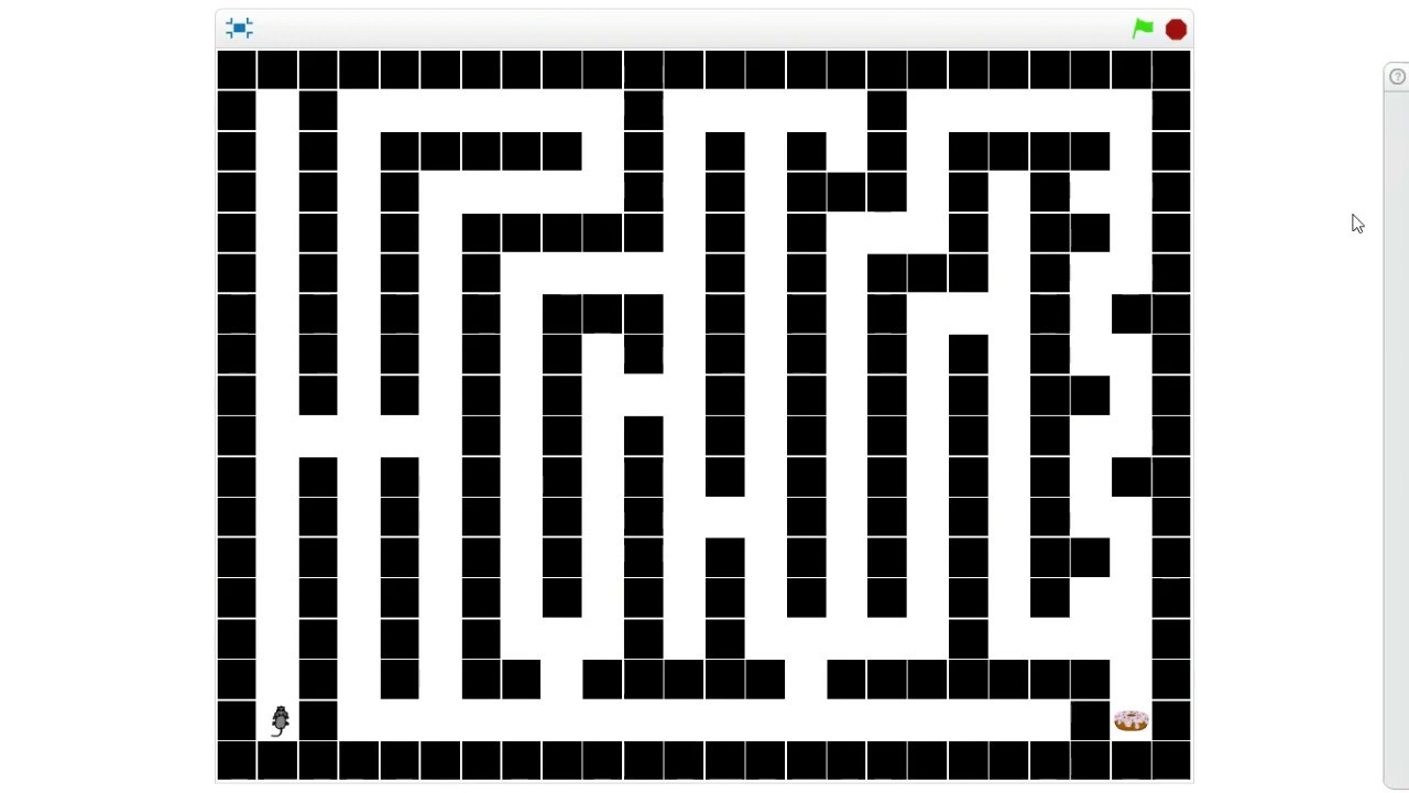 Laberintos en Scratch (uso de mensajes y sensores de color). - YouTube