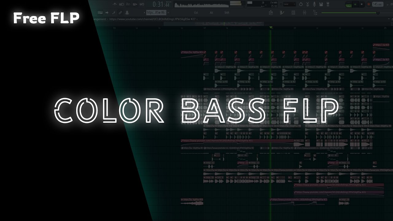 How To Make Color Bass - (Free Flp) - YouTube