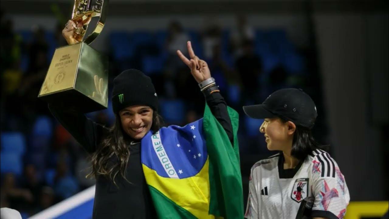 RAYSSA LEAL É CAMPEÃ MUNDIAL DE SKATE STREET. - YouTube
