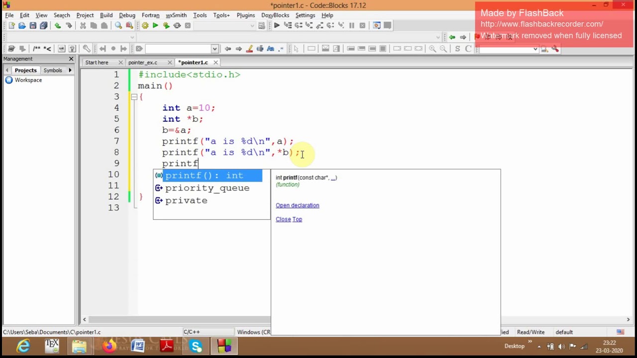 Pointers Lec-2 Pointers Simple Example - YouTube