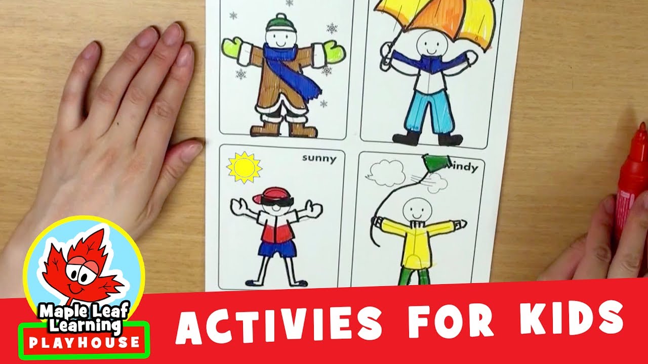 Clothes Activity for Kids | Maple Leaf Learning Playhouse - YouTube