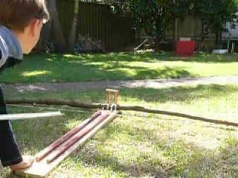 Homemade ballista - YouTube