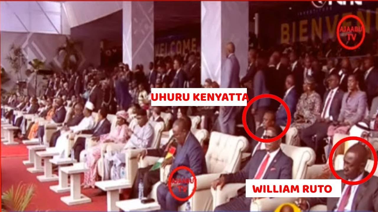 HUMBLE FORMER PRESIDENT UHURU KENYATTA AS SEAT SIDE BECK TO PRESIDENT ...