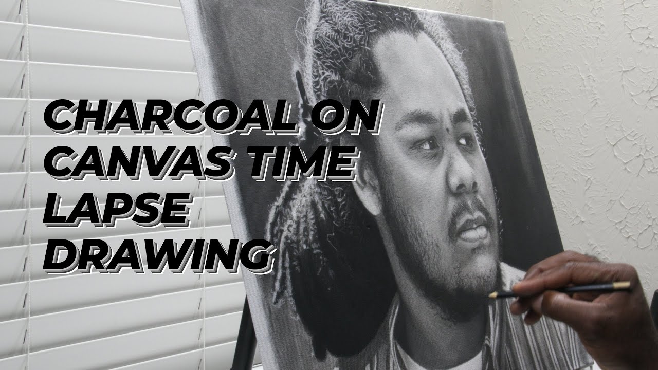 Realistic Portrait Drawing (Time Lapse) - YouTube
