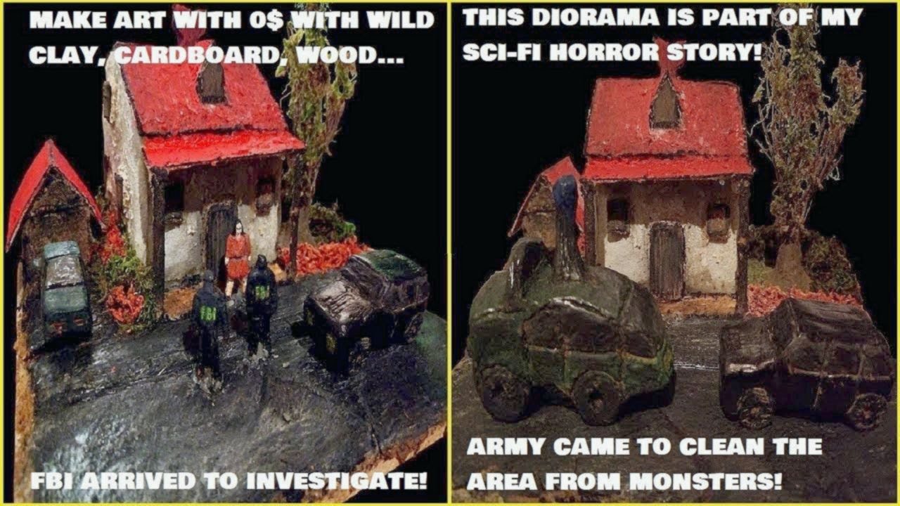 REALISTIC CITY STREET WITH HOUSE & CARS AND FBI AGENTS | DIY FROM ...