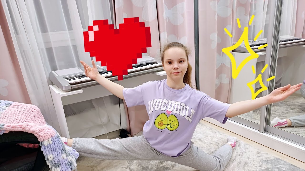 Гимнастика Как научиться сесть на шпагат Gymnastic Split спорт