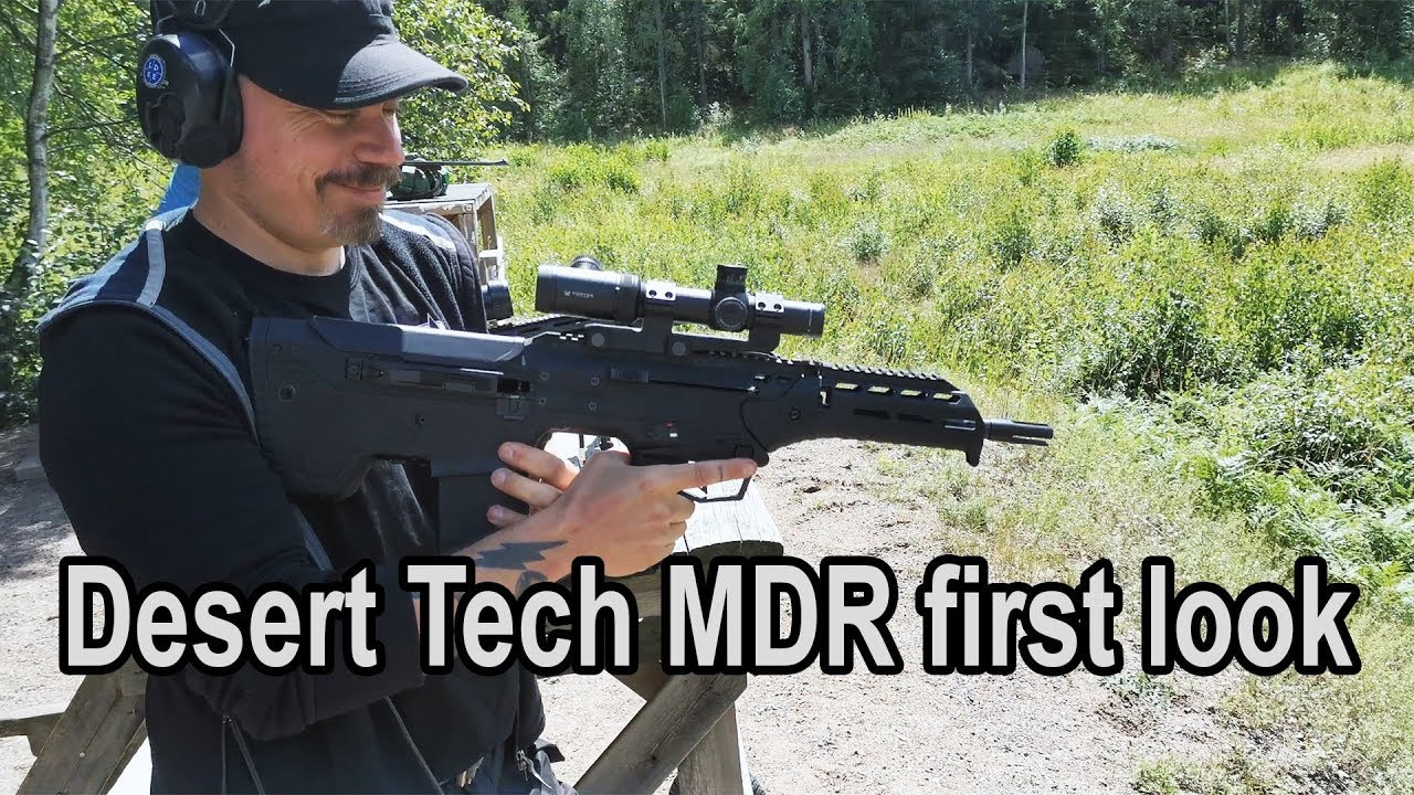 Desert Tech MDR 308 first look. - YouTube