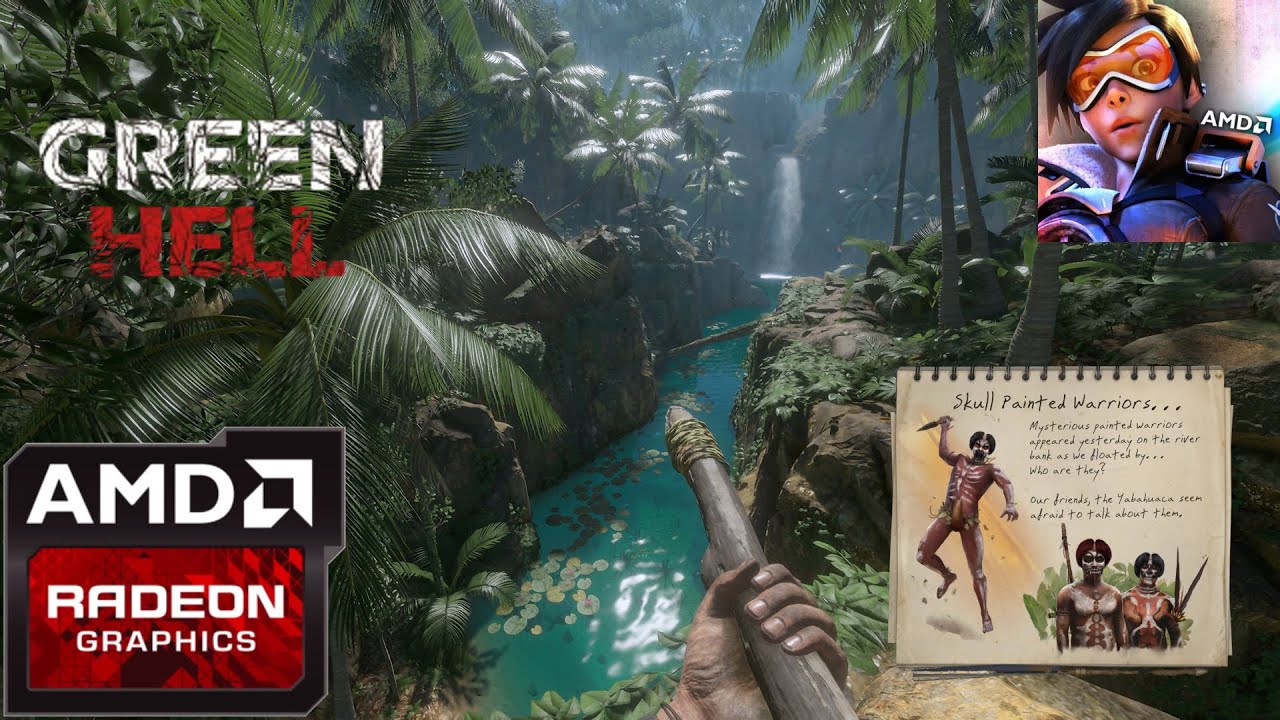 (AMD A6, Radeon R4 Graphics) Green Hell Gameplay Low End PC (2019 ...