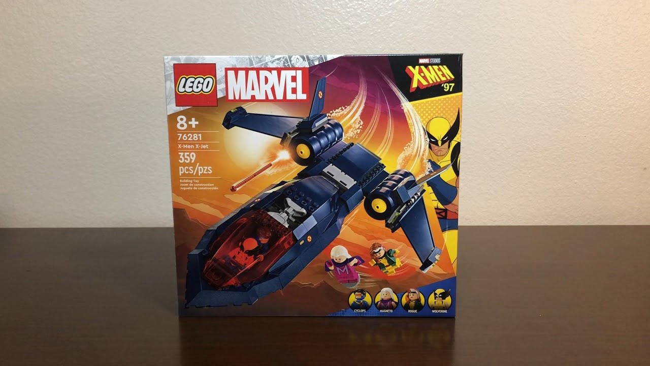 Lego Marvel X-Men X-Jet Review - YouTube