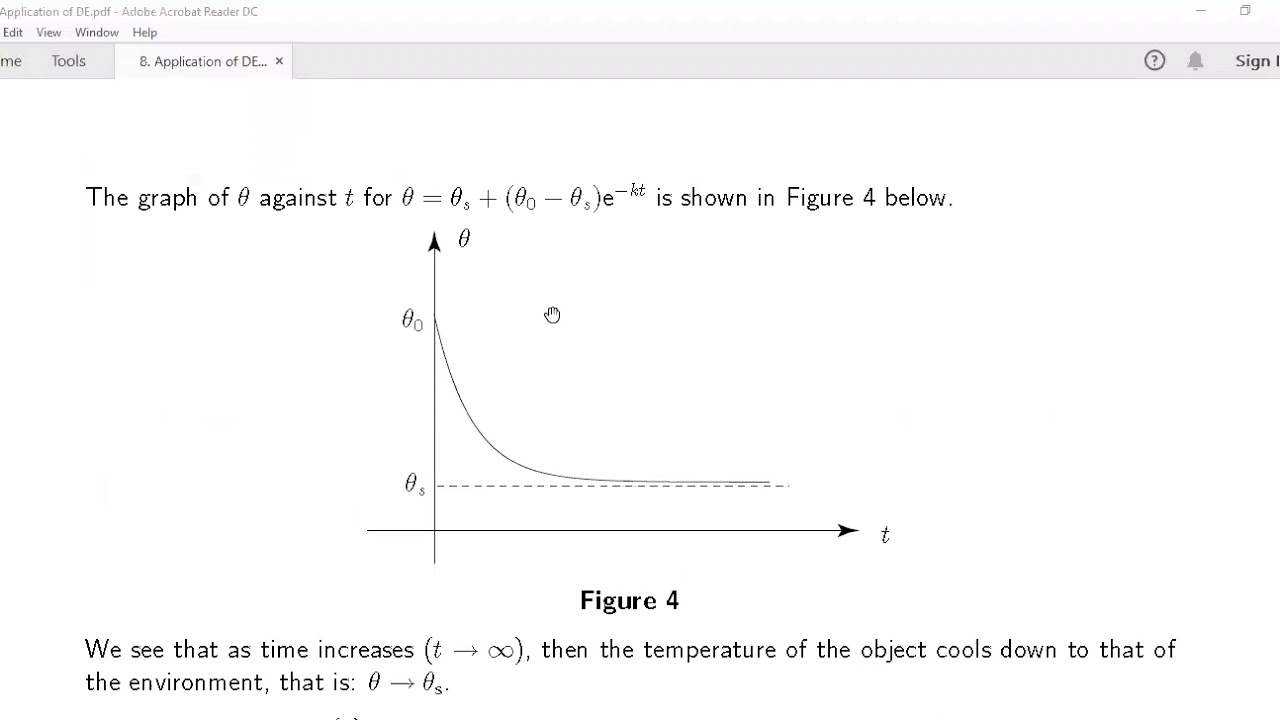 Application of First Order DE - YouTube