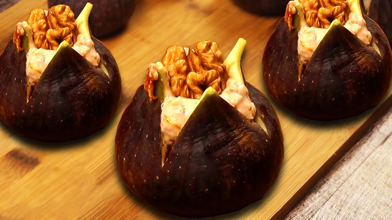 Filled Baked Fig Dessert Recipe - YouTube