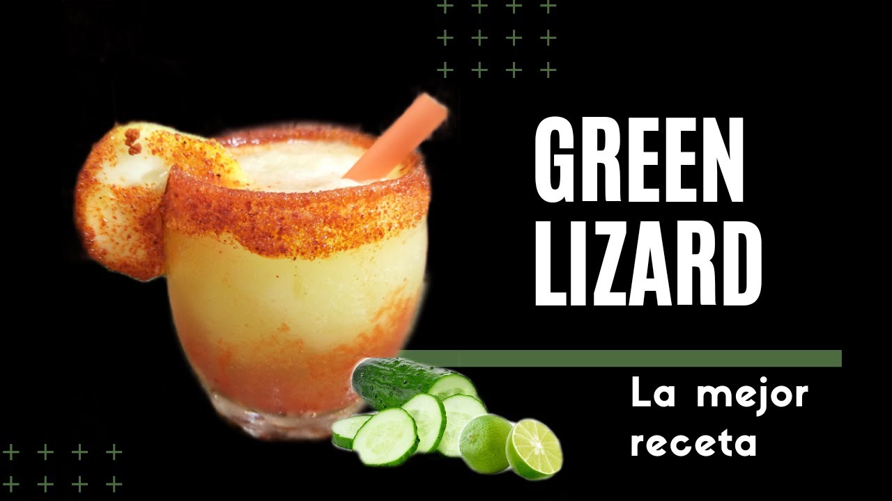 Cómo preparar la bebida GREEN LIZARD - YouTube