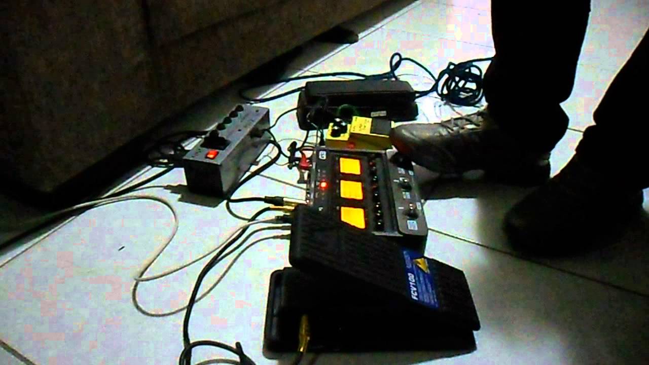 Zoom G3 Demonstração- whammy (pedal expressão Behringer) - Loop com ...