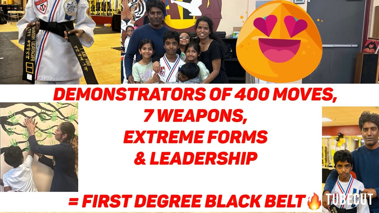 Black Belt | Testing | ATA | first degree | Master | Bhavesh Udayagiri ...