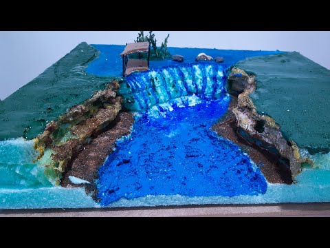 Şelale Maketi | Coğrafya Maket Tasarımı 🏞🌿