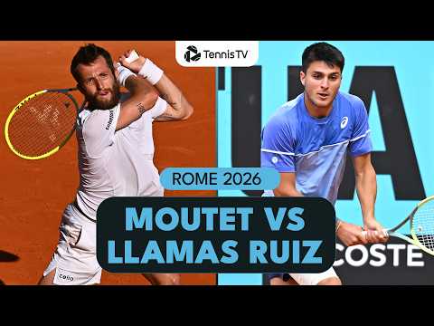 Corentin Moutet Vs Pablo Llamas Ruiz Crazy Match Highlights 🔥| Rome 2026