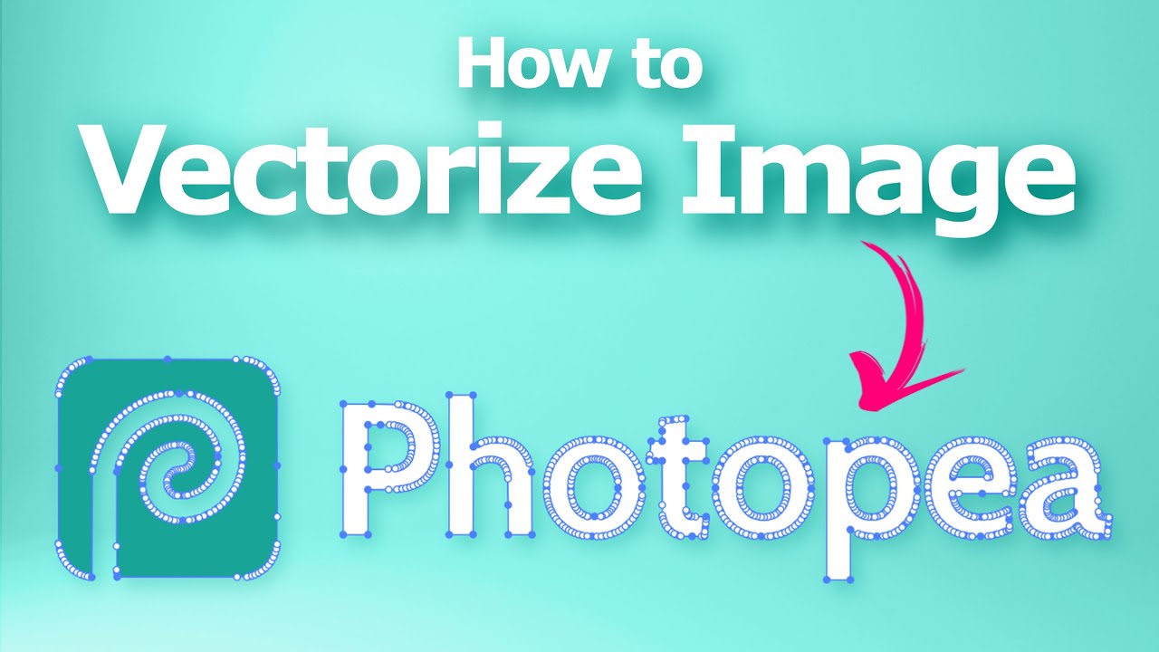 How to vectorize in Photopea - YouTube
