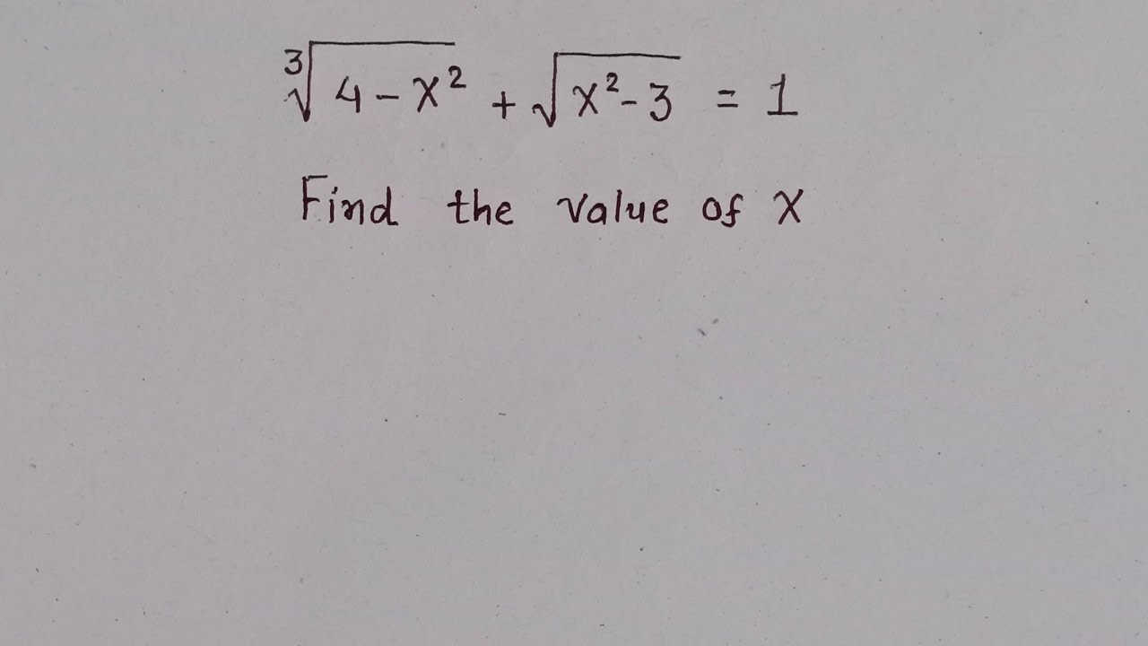 Nice algebraic equation Solved || Must know trick || can you Solve it ...