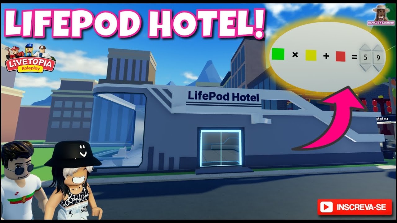 Livetopia RP - LifePod Hotel, um Hotel Cápsula no Update 99! 🏨 [Roblox ...