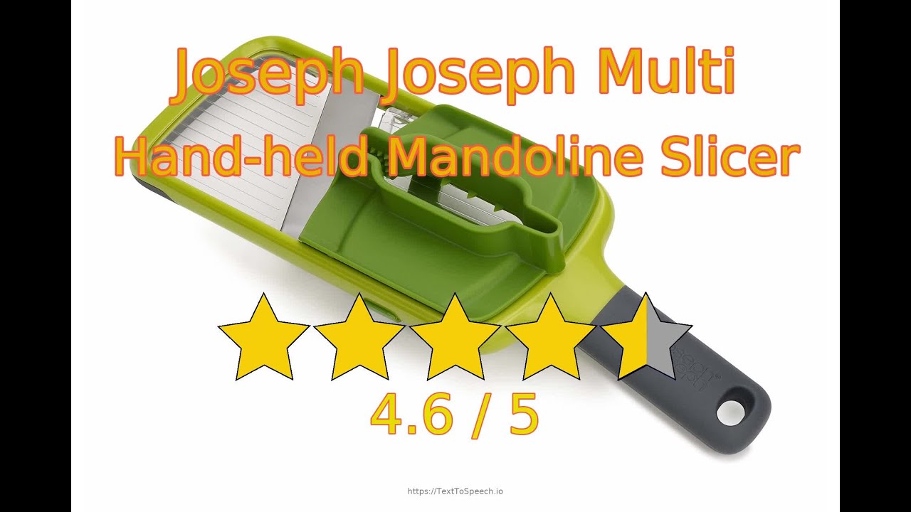 Let's review Joseph Joseph Multi Hand-held Mandoline Slicer - YouTube