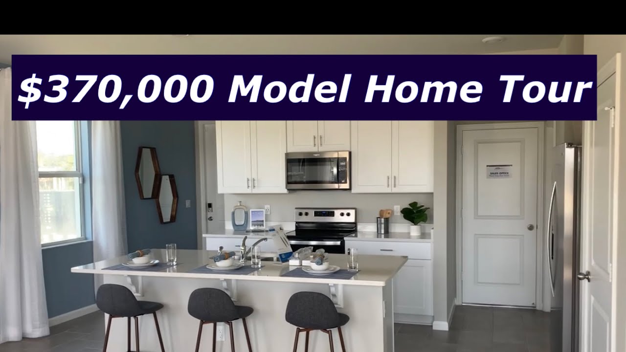 Home Tour The Enclave - $370,000 Model Homes - YouTube
