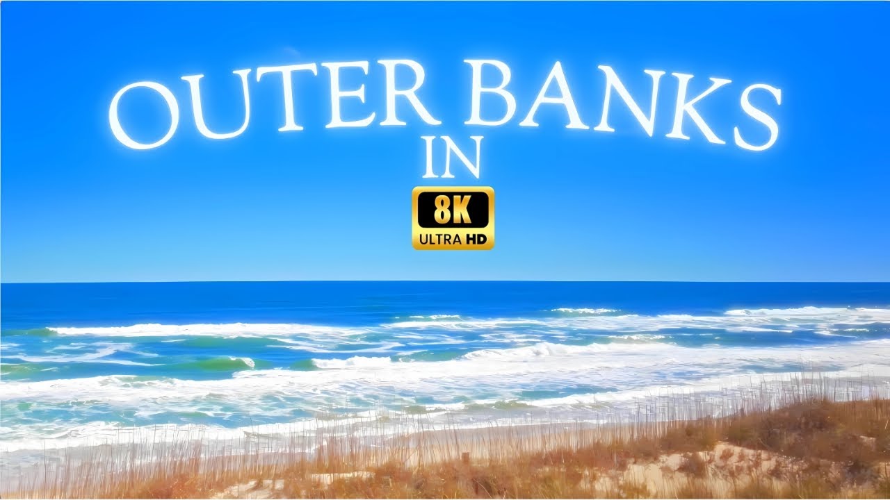 Wave Watching at the Beach - Outer Banks - 8K UHD - Ocean Sounds for ...
