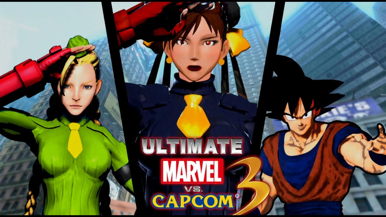 Shadow Lady ,Cammy y Goku (MOD)-Ultimate Marvel Vs Capcom 3 - YouTube