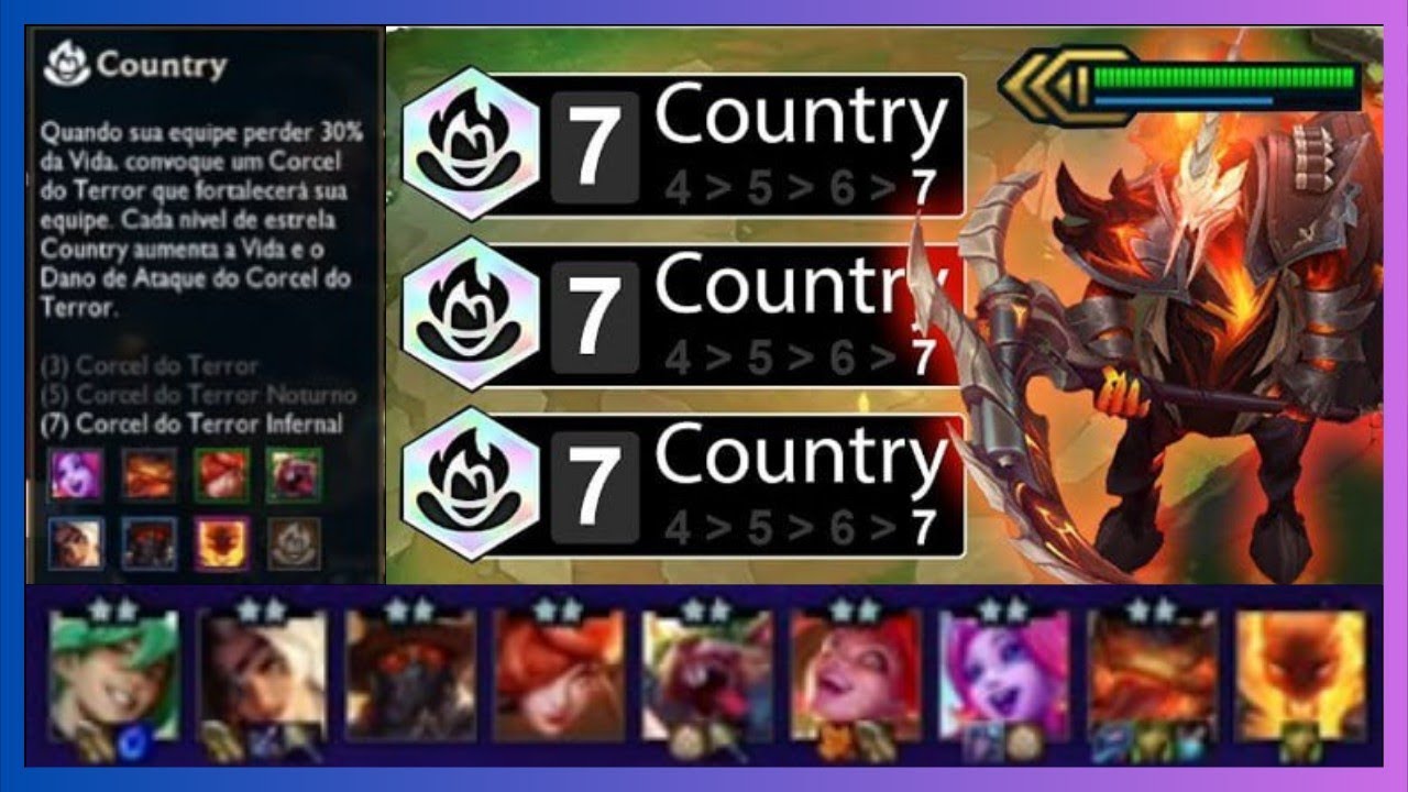 MELHOR COMPOSIÇÃO SEASON 10 | TFT TATICS (COMPS COUNTRY 7) - YouTube