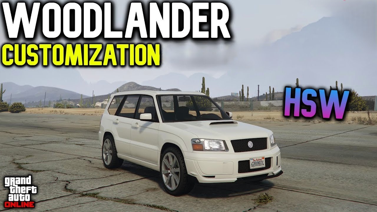 GTA V ONLINE - Customization - HSW Karin Woodlander (Subaru Forester ...