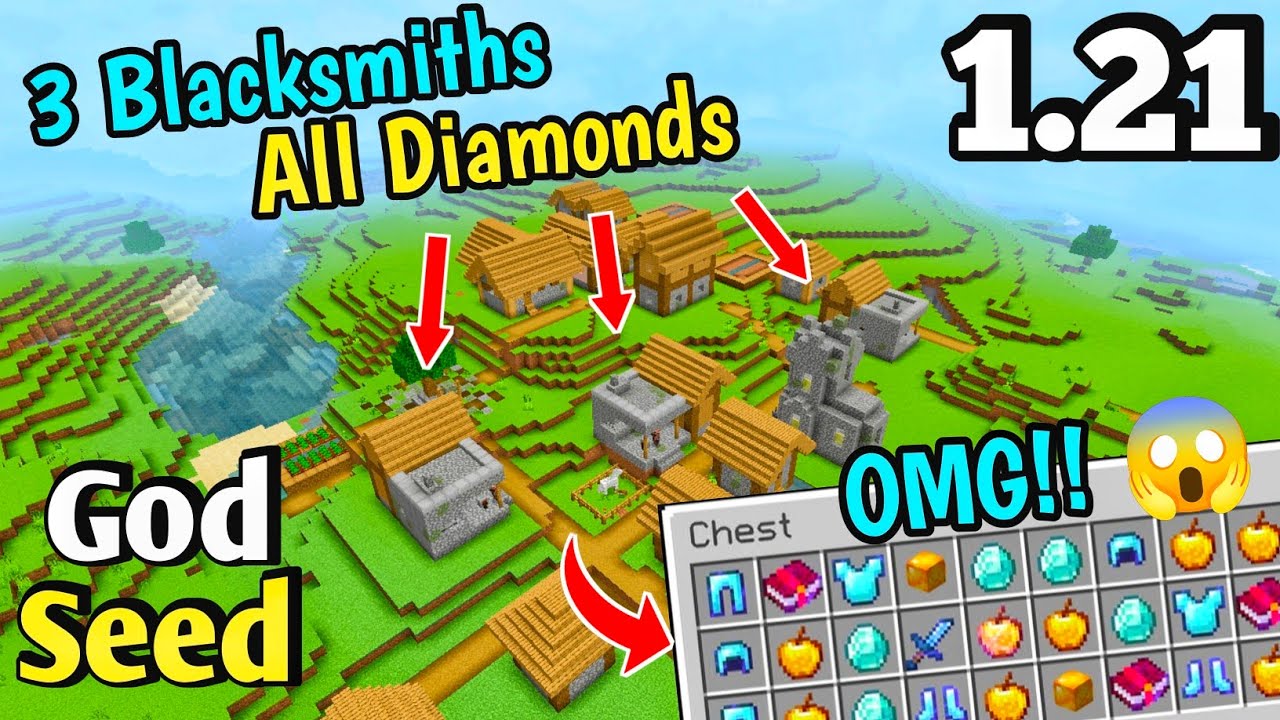 Perfect Spawn Seed For Bedrock 🤩!! Best Seed For MCPE || - YouTube