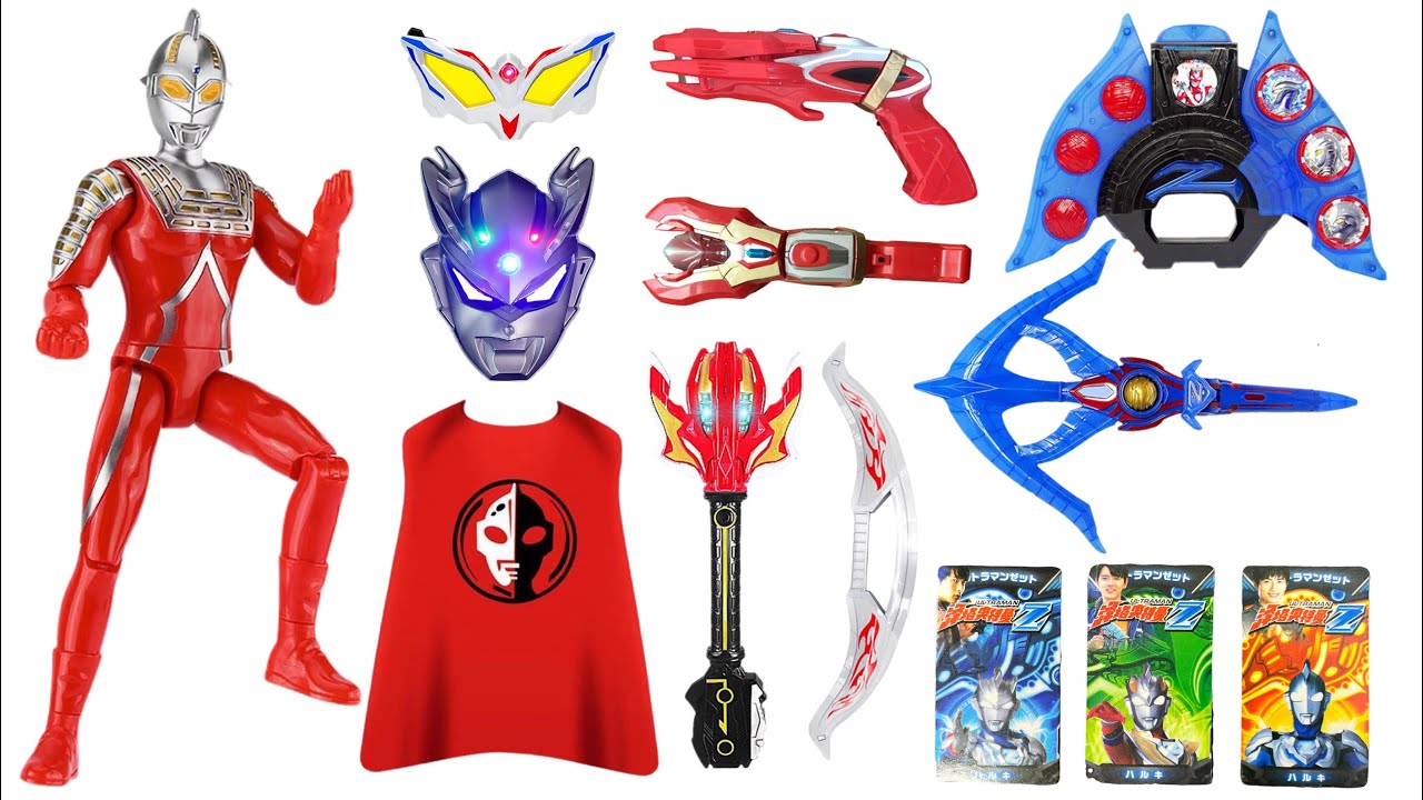 13Minute Satisfying with Unboxing Ultraman cloak, transformer, glasses ...