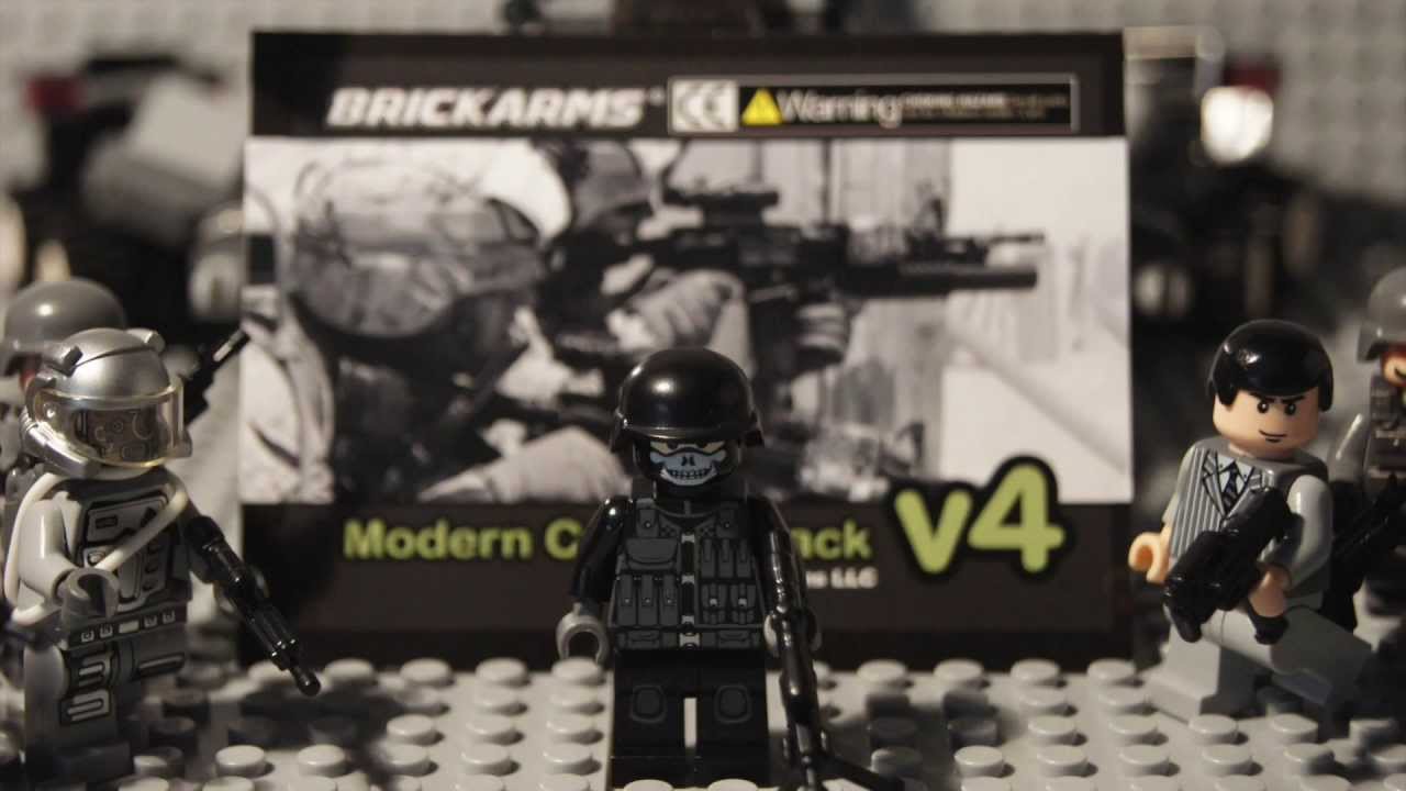 Brickarms Modern Combat Pack v4 Review - YouTube