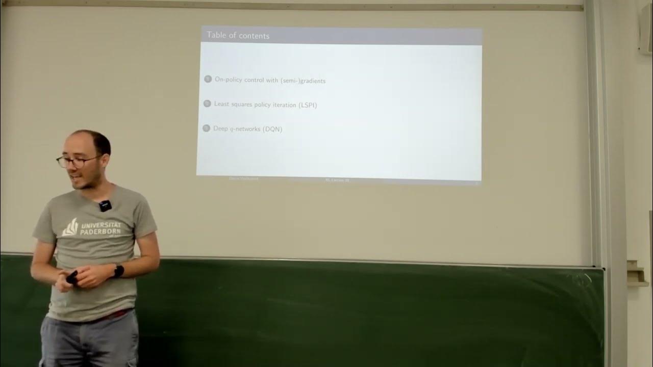 Value-Based Control with Function Approximation (Lecture 10, Summer 2023) - YouTube