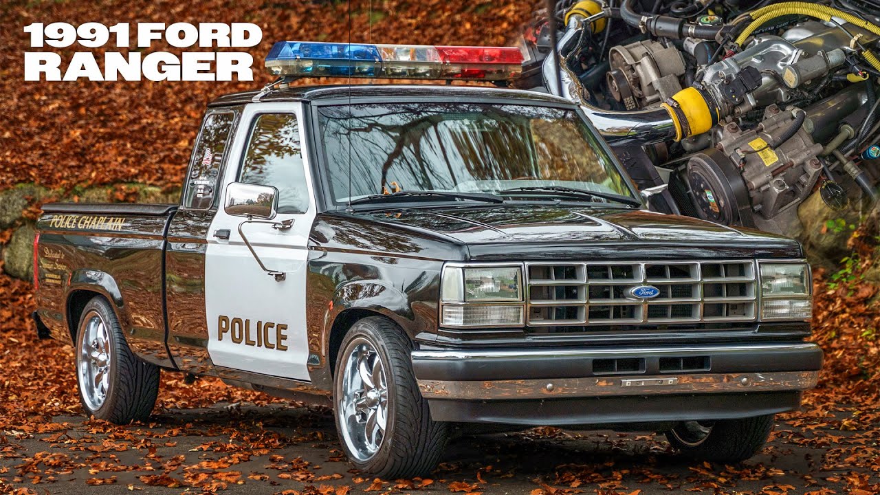 1991 Ford Ranger Police Truck - YouTube