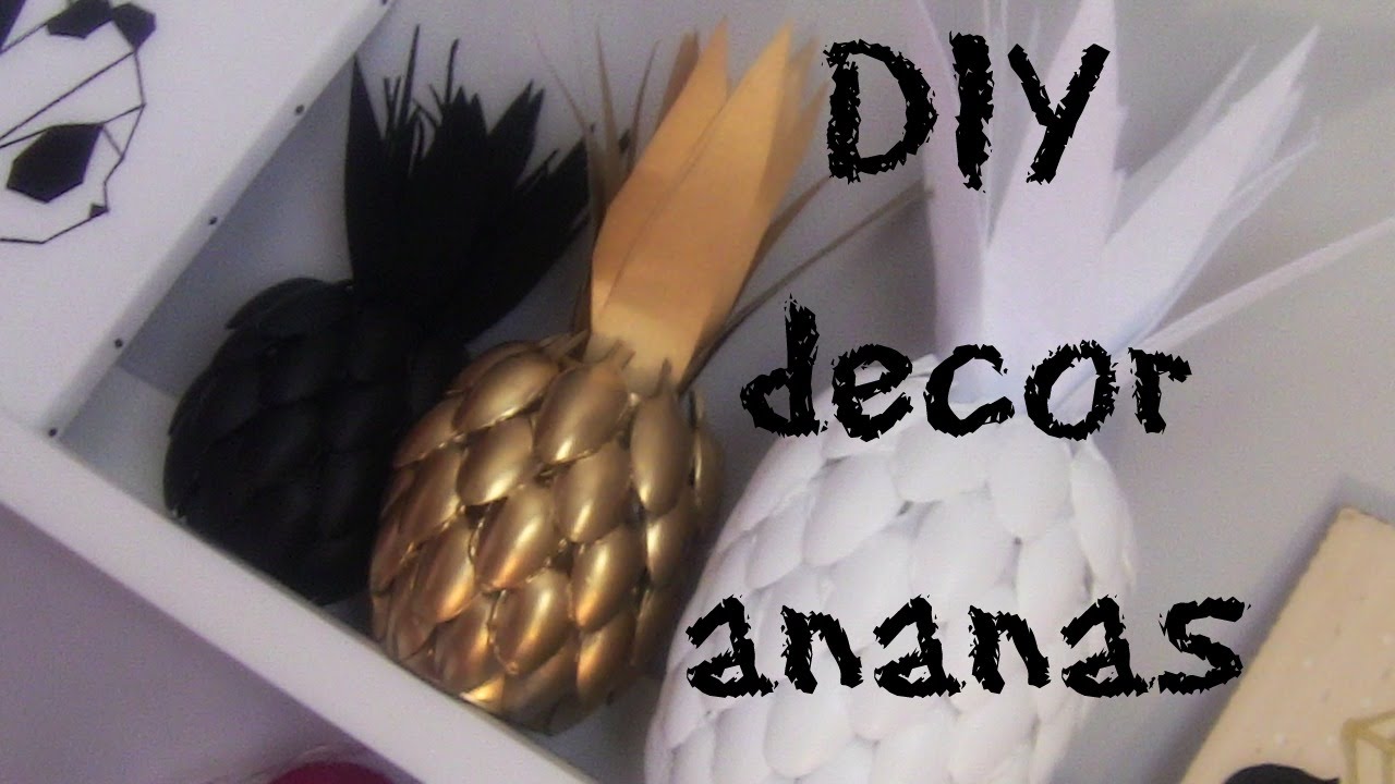 DIY Décoration ananas - YouTube